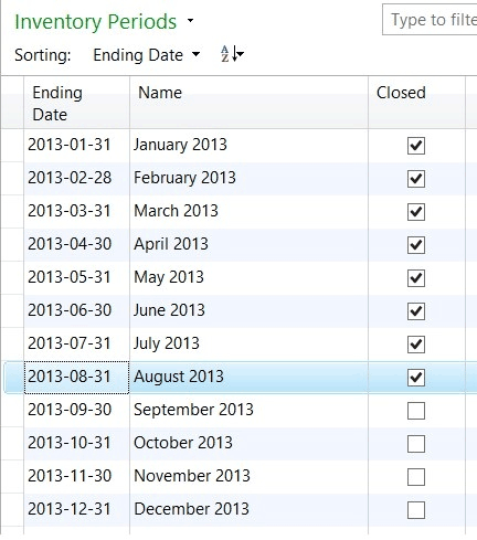 Posting date on value entries - OnlineHelp